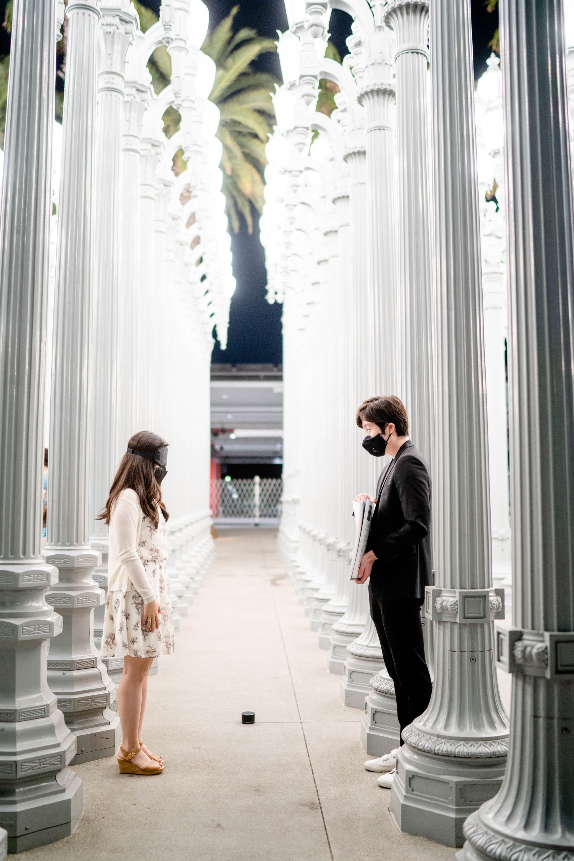 Urban Lights - A Los Angeles Proposal Story - Akiko Liu Photos